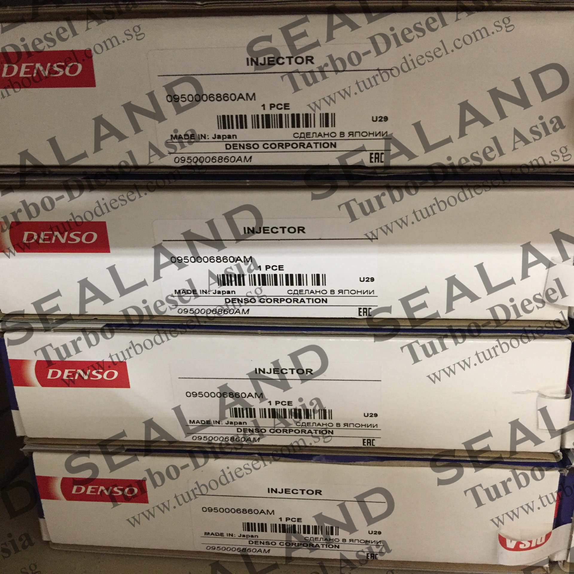 095000-6860 DENSO COMMON RAIL INJECTOR - Sealand Turbo-Diesel Asia ...