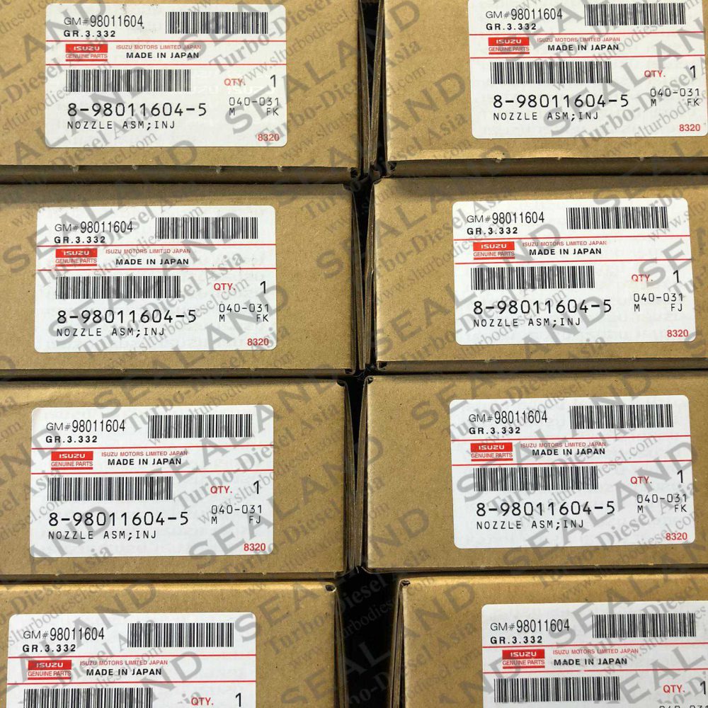 8-98011604-5 ISUZU COMMON RAIL INJECTOR - Sealand Turbo-Diesel Asia ...